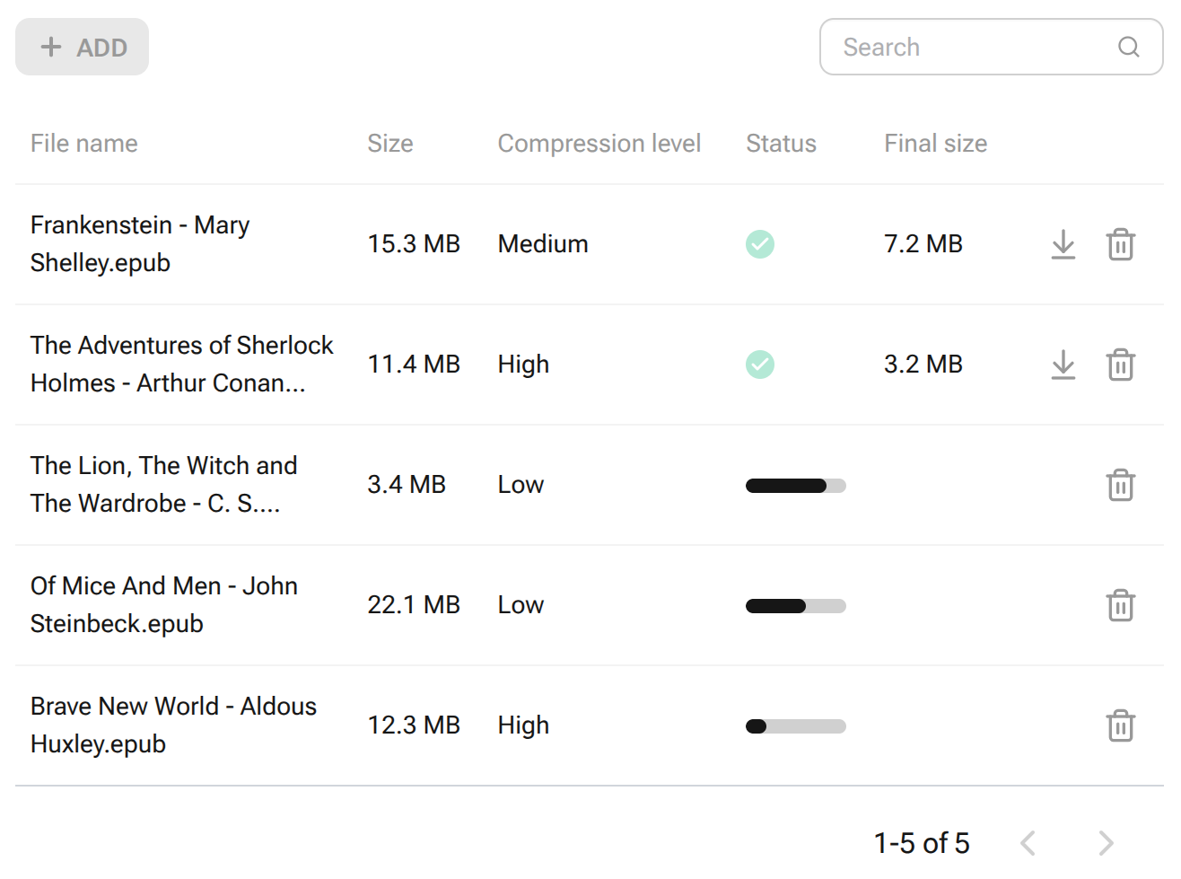 Free Online EPUB Compressor - Reduce eBook File Size